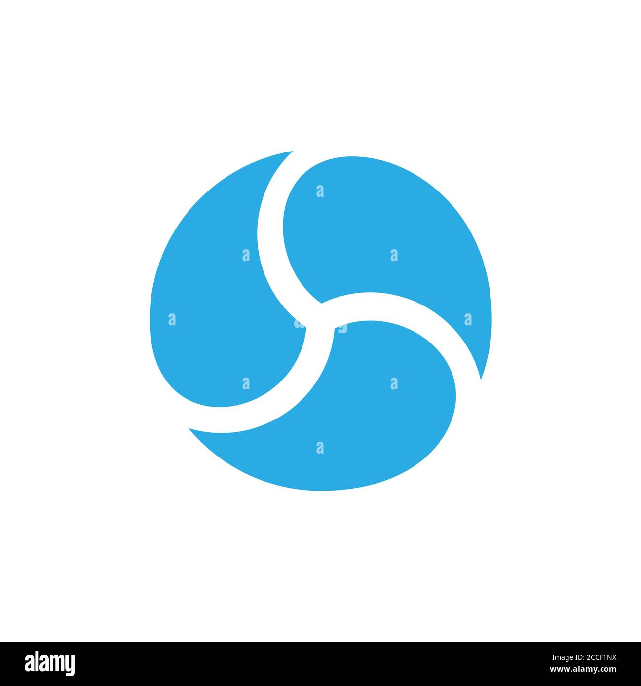 circle water rotation geometric logo vector Stock Vector Image & Art ...