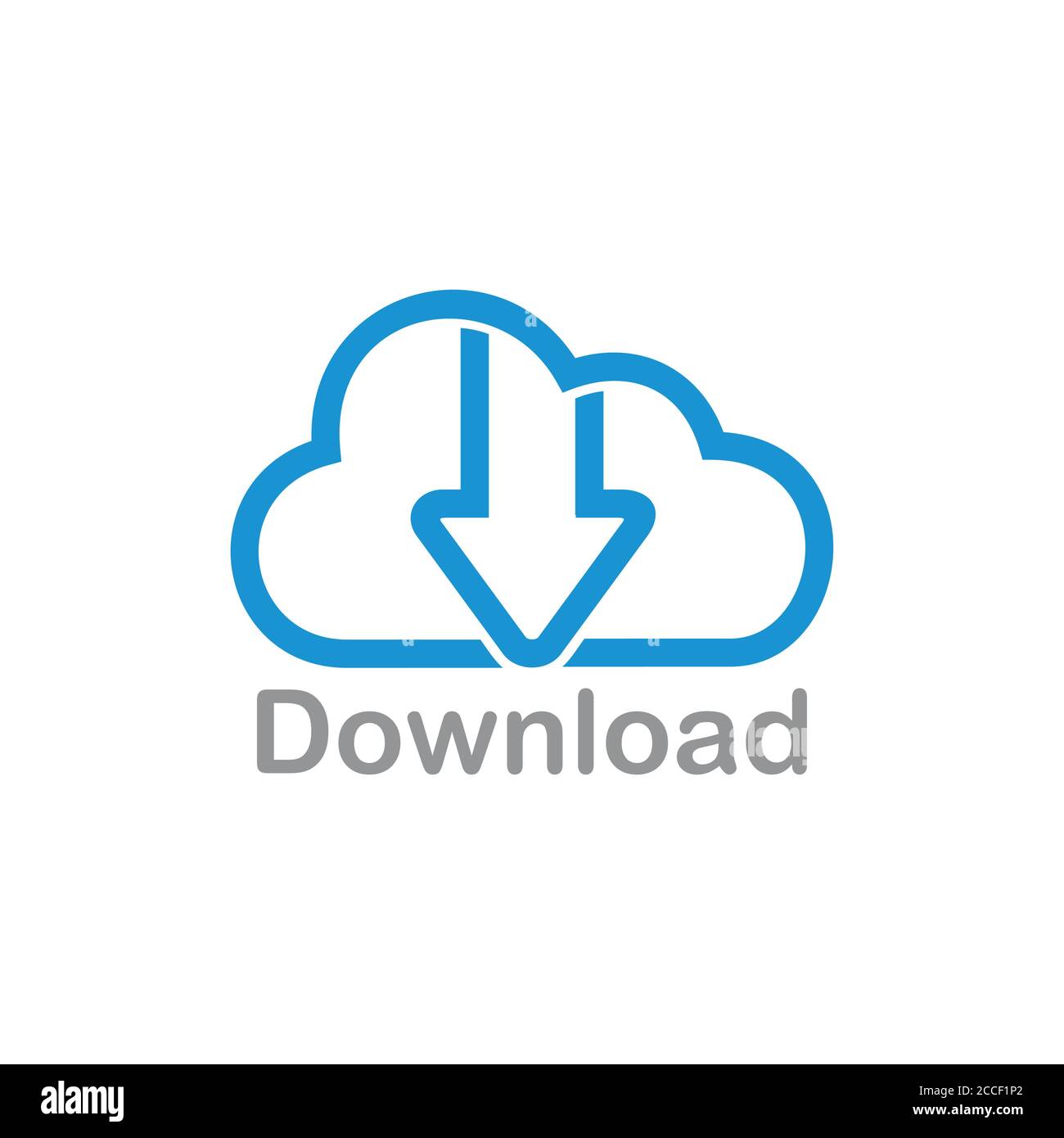 Cloud down Stock Vector Images - Alamy