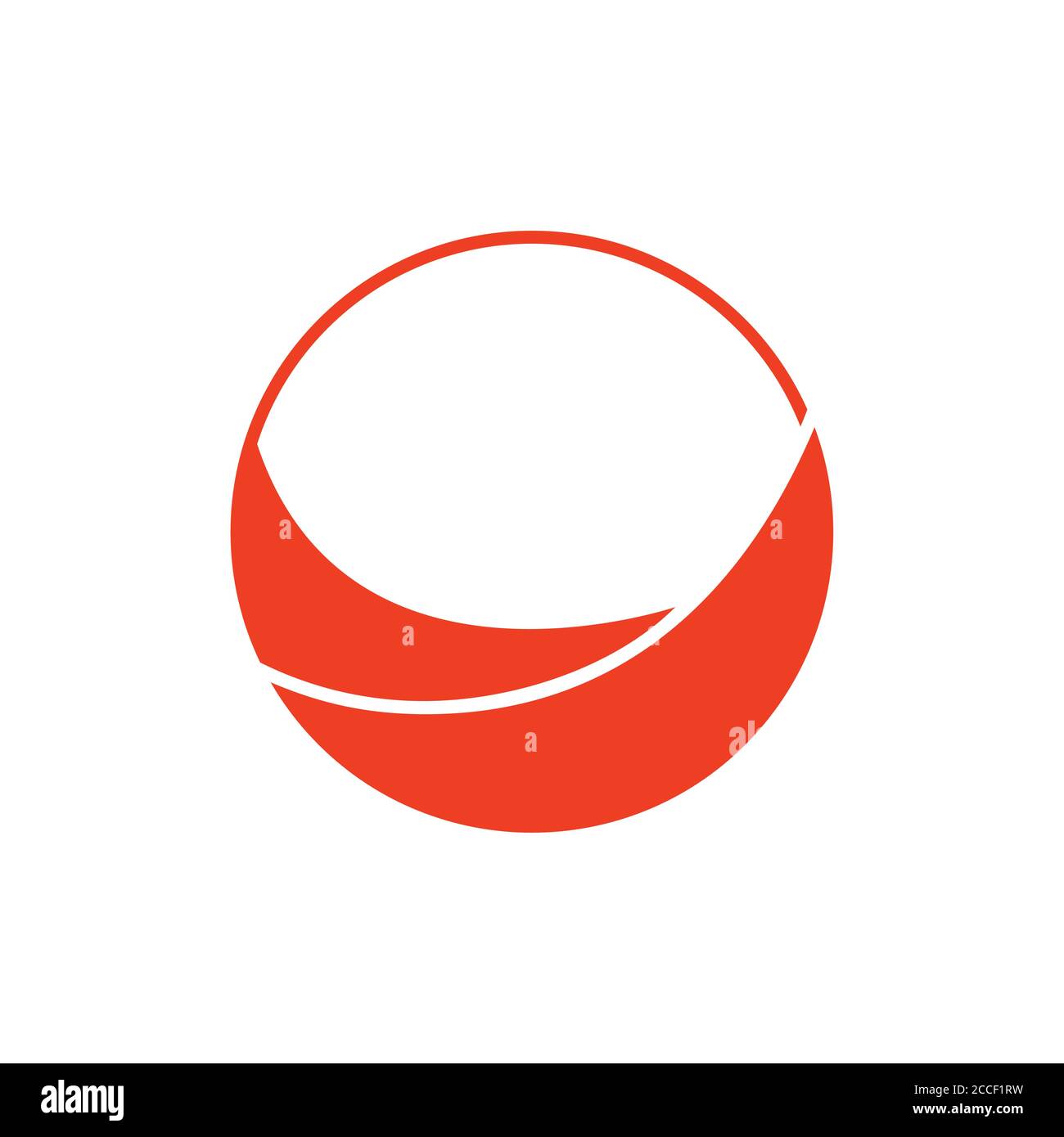 circle curves geometric simple motion logo vector Stock Vector Image ...