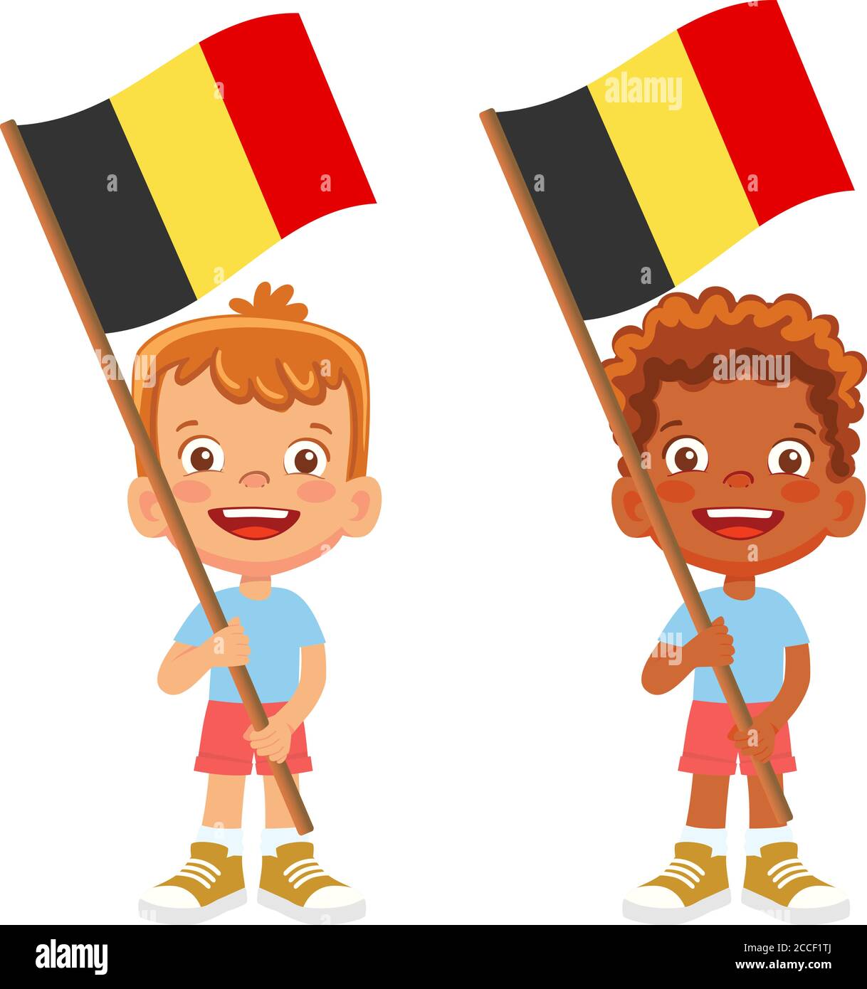 Belgium Flag Animation