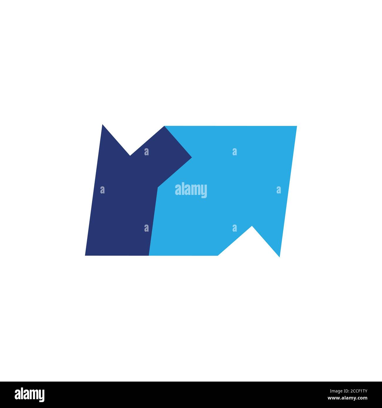 linked arrow geometric logo vector Stock Vector Image & Art - Alamy