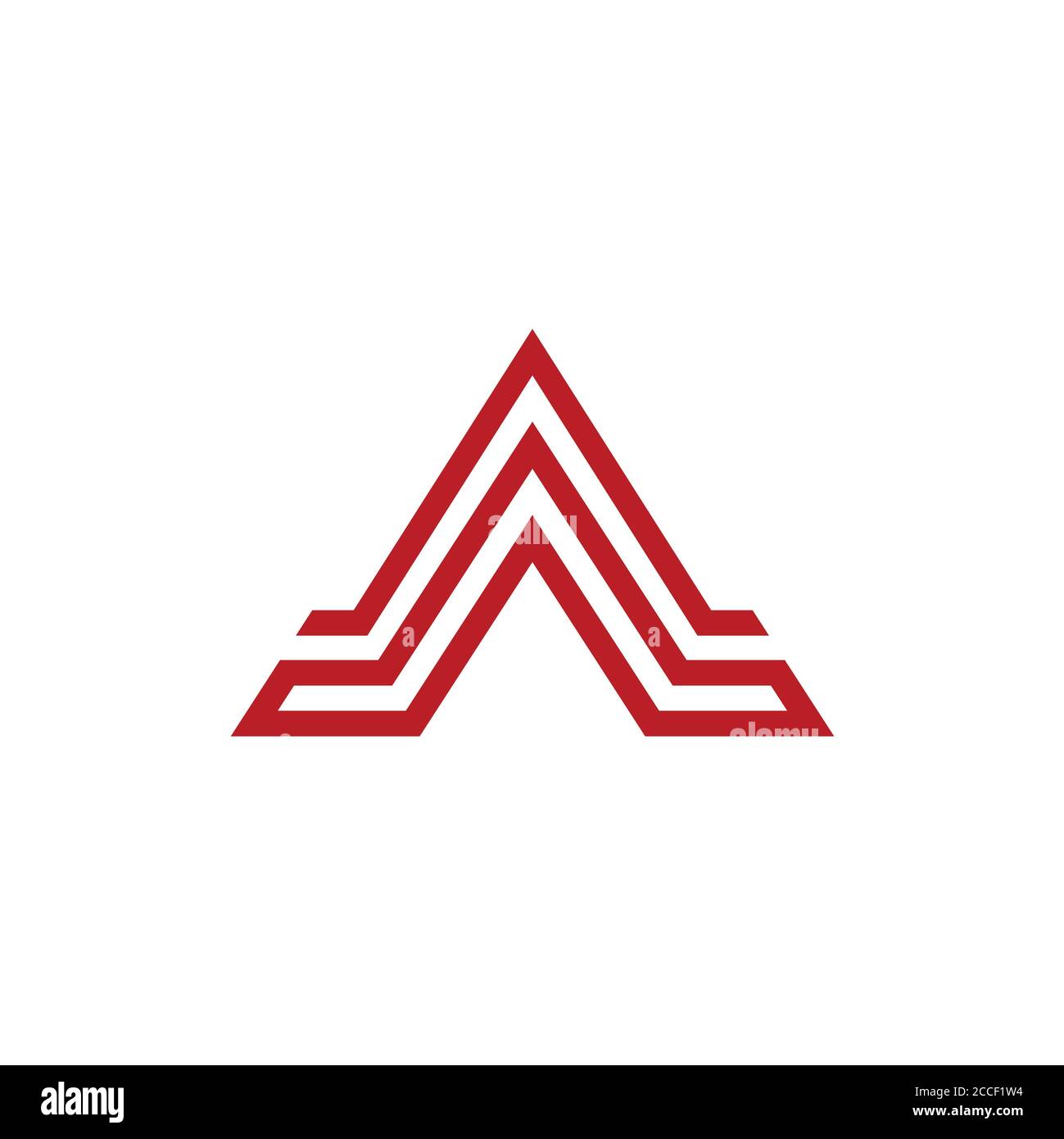 triangle line art geometric logo vector Stock Vector Image & Art - Alamy