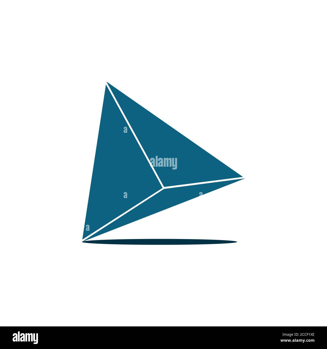 triangle 3d motion symbol logo vector Stock Vector Image & Art - Alamy