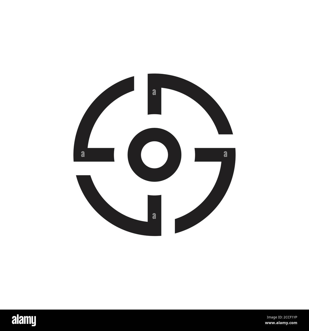 circle rotation arrows motion design logo vector Stock Vector Image ...