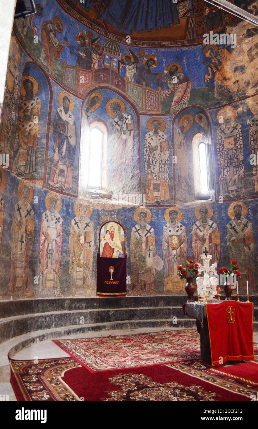 Armenia Akhtala Monastery Altar Stock Photo - Alamy
