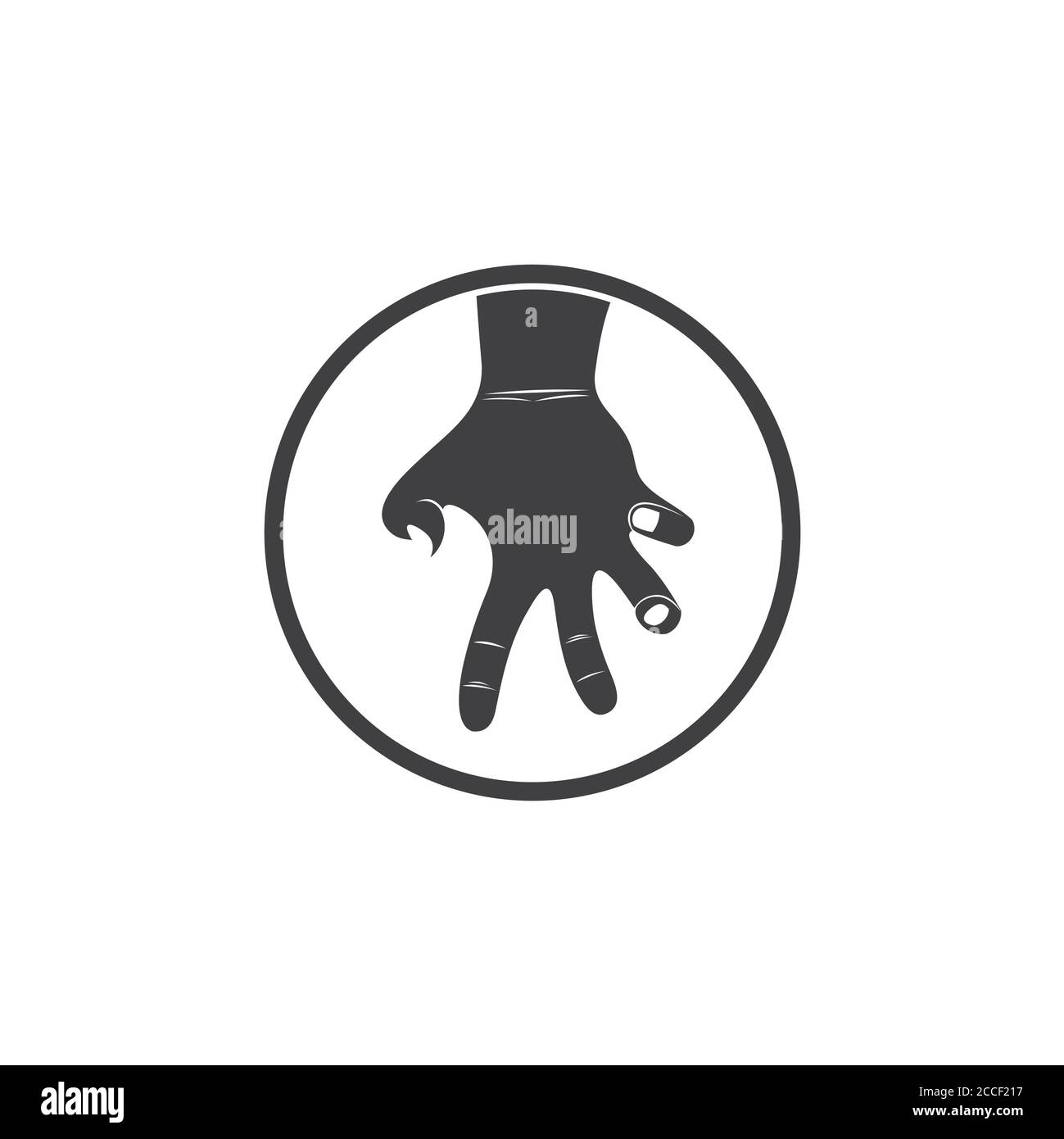abstract grunge violence scary hand symbol decoration vector Stock ...