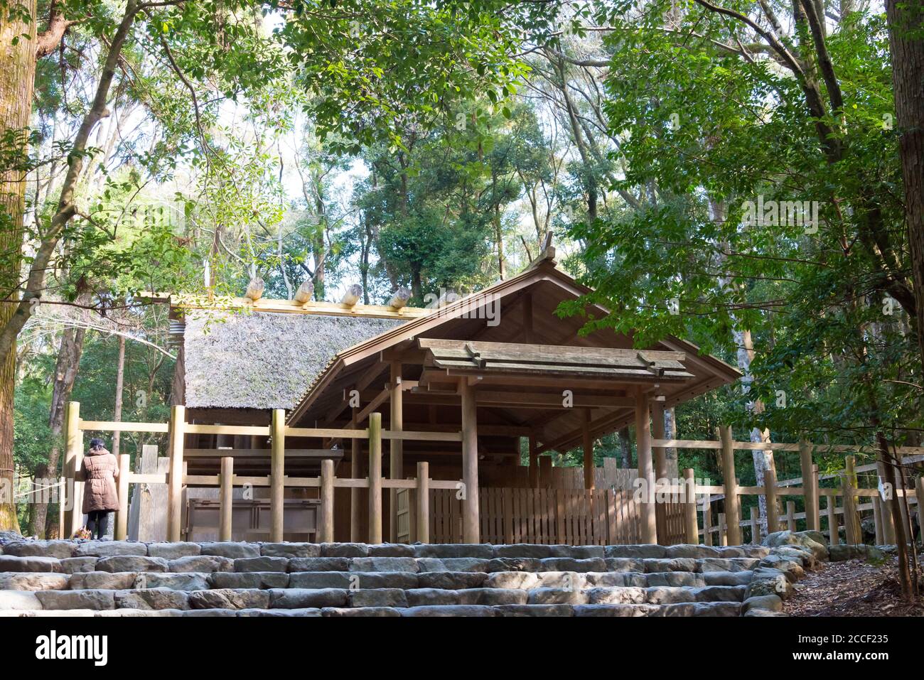 Mie, Japan - Ise Grand Shrine (Ise Jingu Naiku - inner shrine) in Ise ...