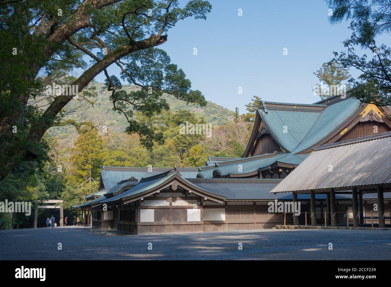 Mie, Japan - Ise Grand Shrine (Ise Jingu Naiku - inner shrine) in Ise ...