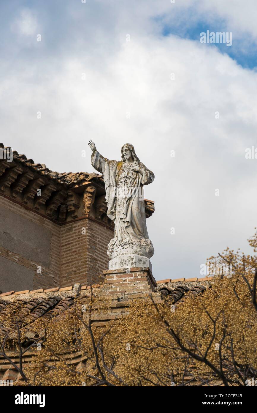 Spain, Granada, Albaicin, historic district, Iglesia de San Cristobal ...