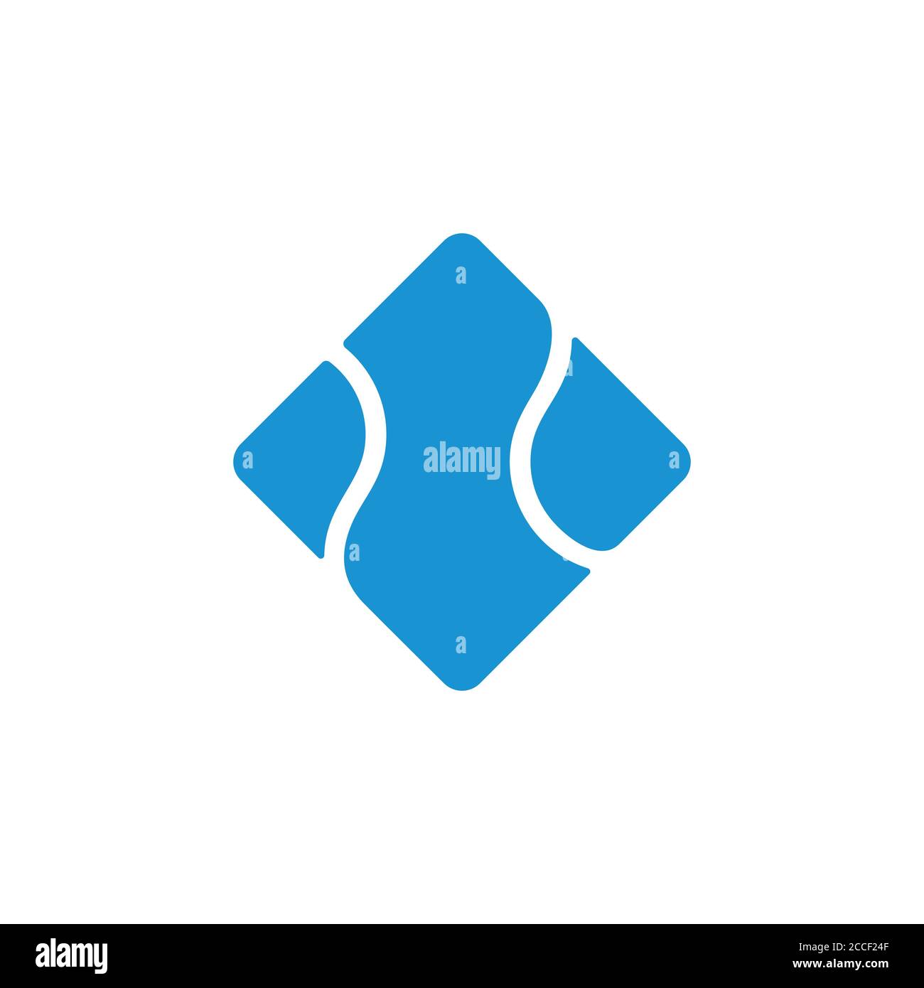 curves square smooth logo vector Stock Vector Image & Art - Alamy