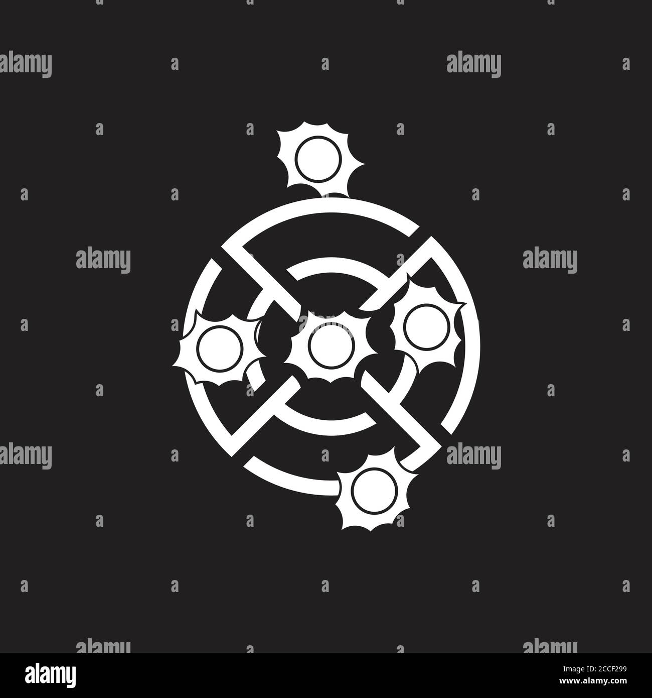 on target dart shooting bullet symbol logo vector Stock Vector Image ...