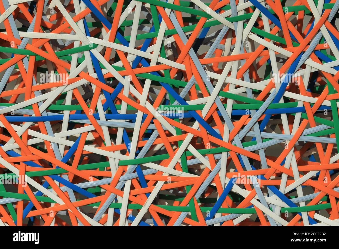 Abstract colorful Artificial rattan pattern Stock Photo - Alamy