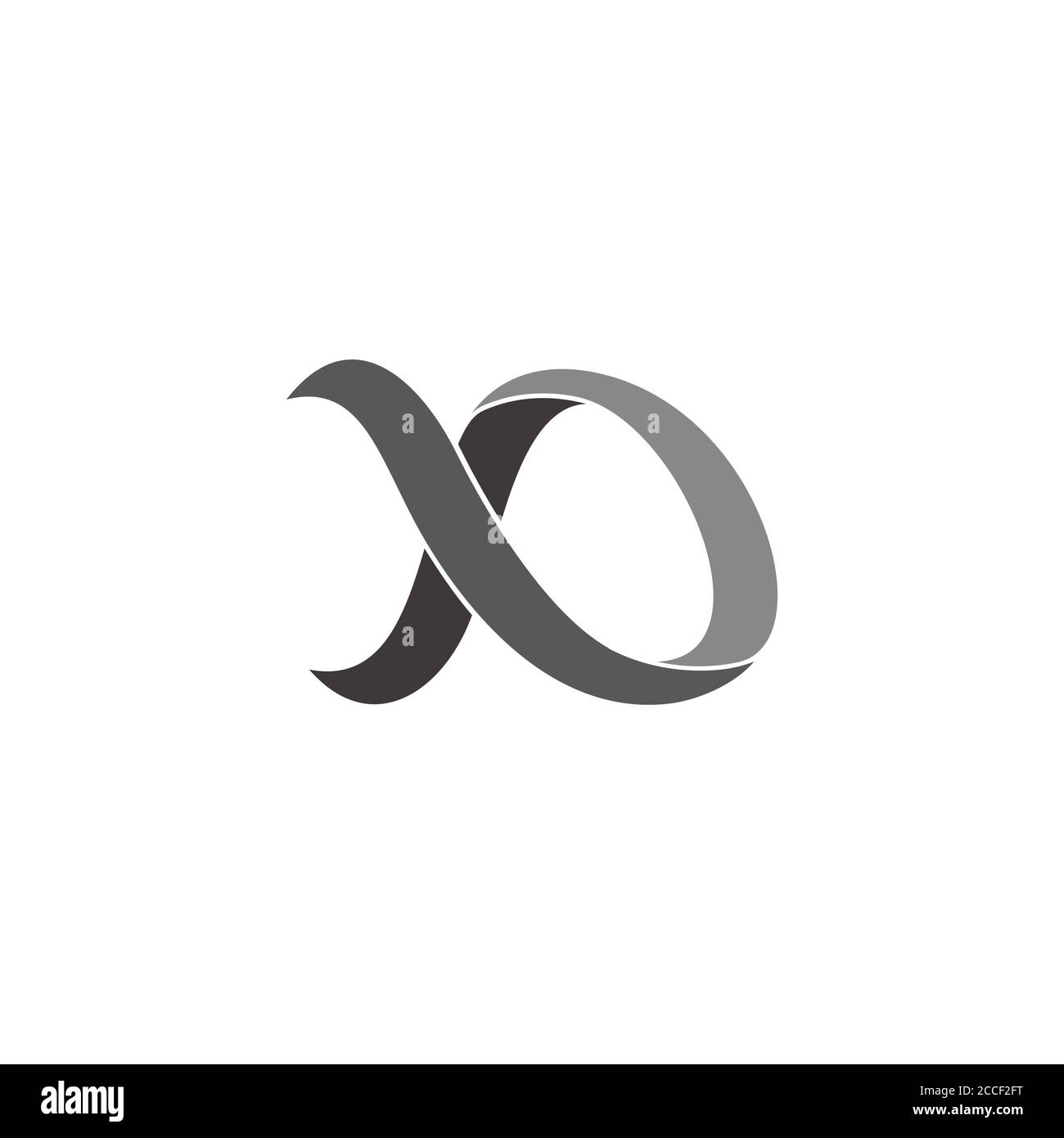 abstract letter d curves 3d ribbon design vector fit for your brand ...