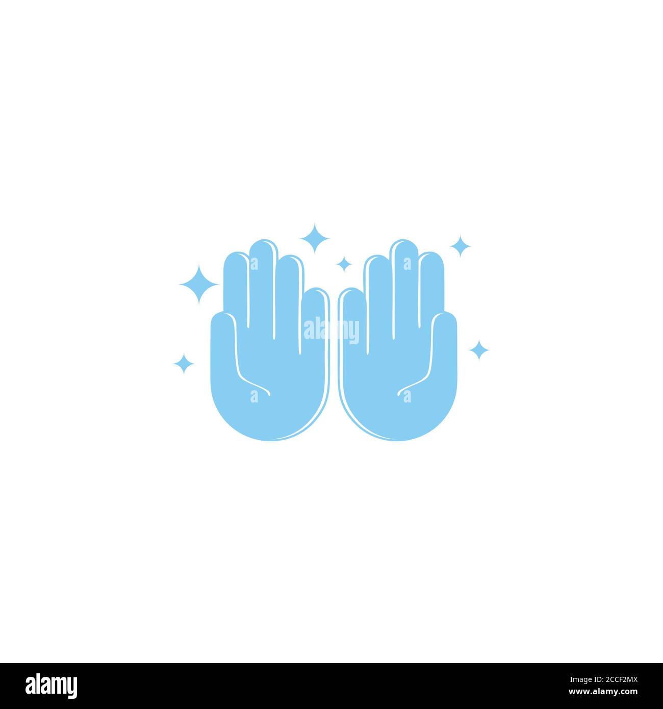 two clean hand wash symbol decoration vector Stock Vector Image & Art ...