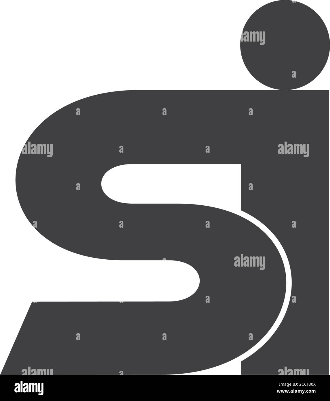 letter si lowercase design logo vector Stock Vector Image & Art - Alamy
