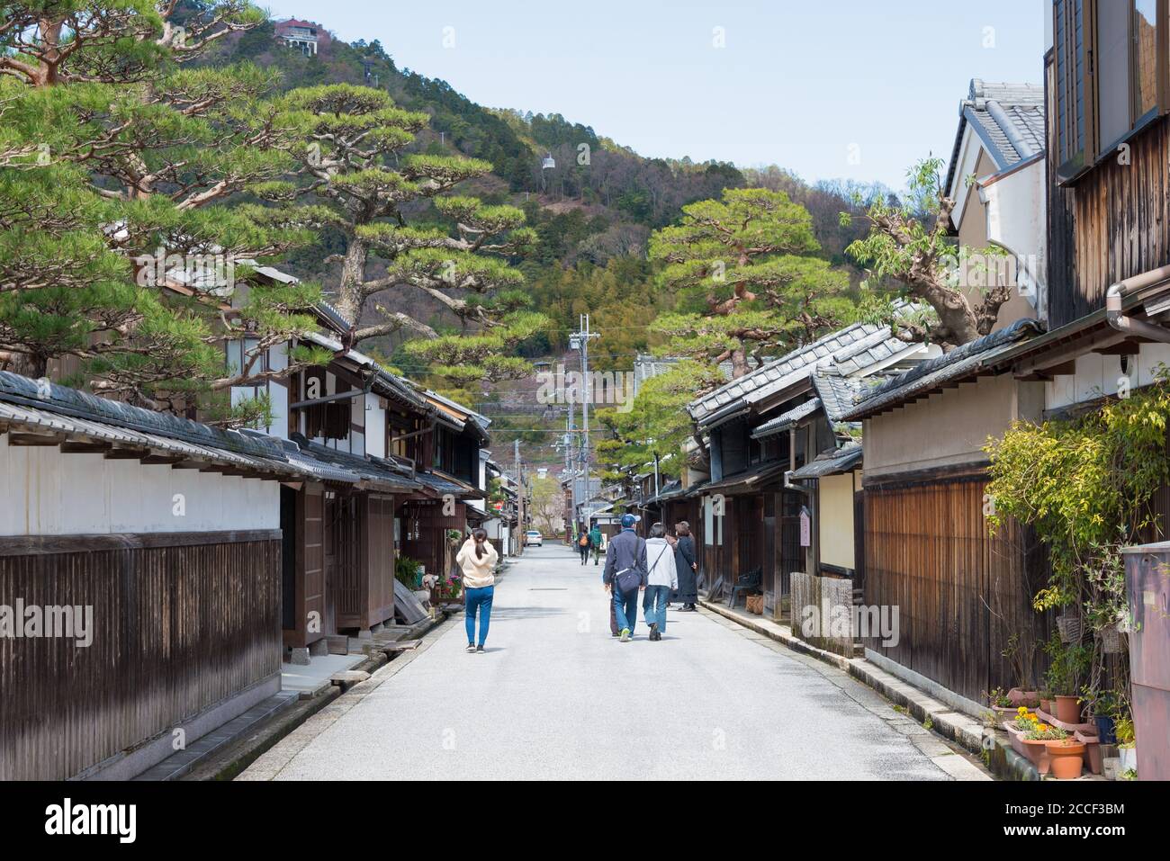Shiga, Japan - Traditional architectures preservation district in ...