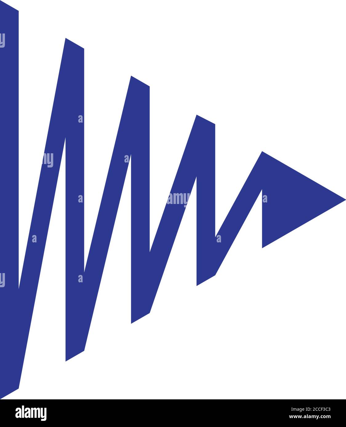 triangle motion arrow line geometric design vector Stock Vector Image ...