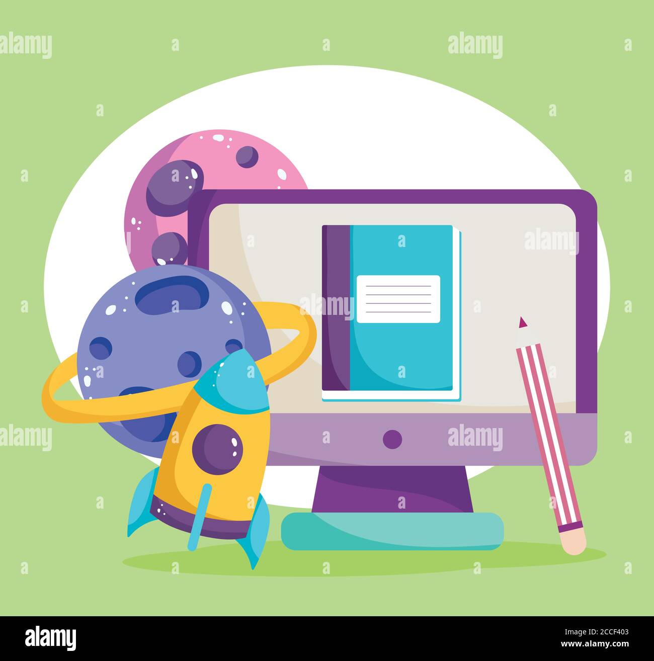 Academic Computer Cartoon