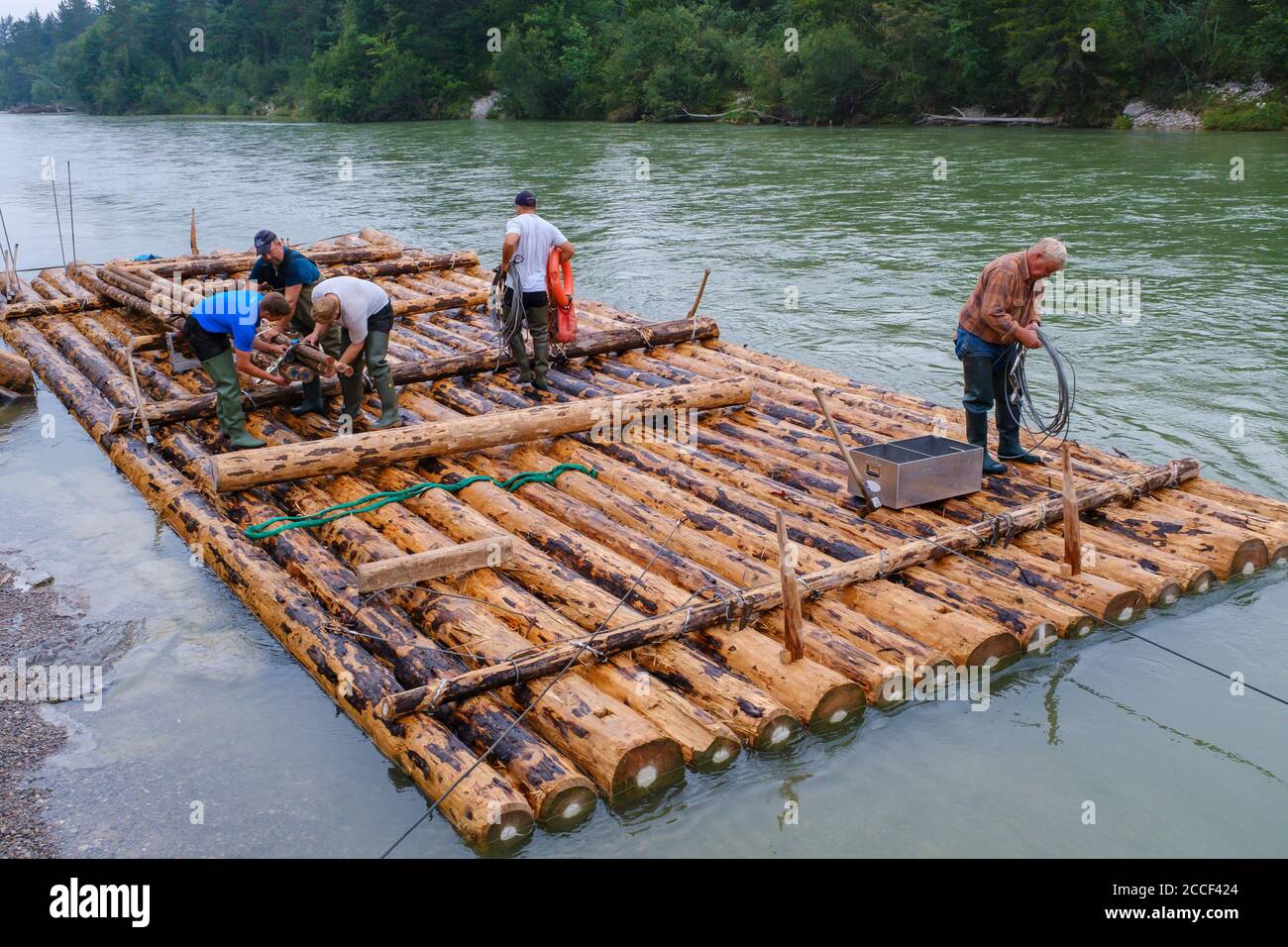 Timber rafts hi-res stock photography and images - Alamy