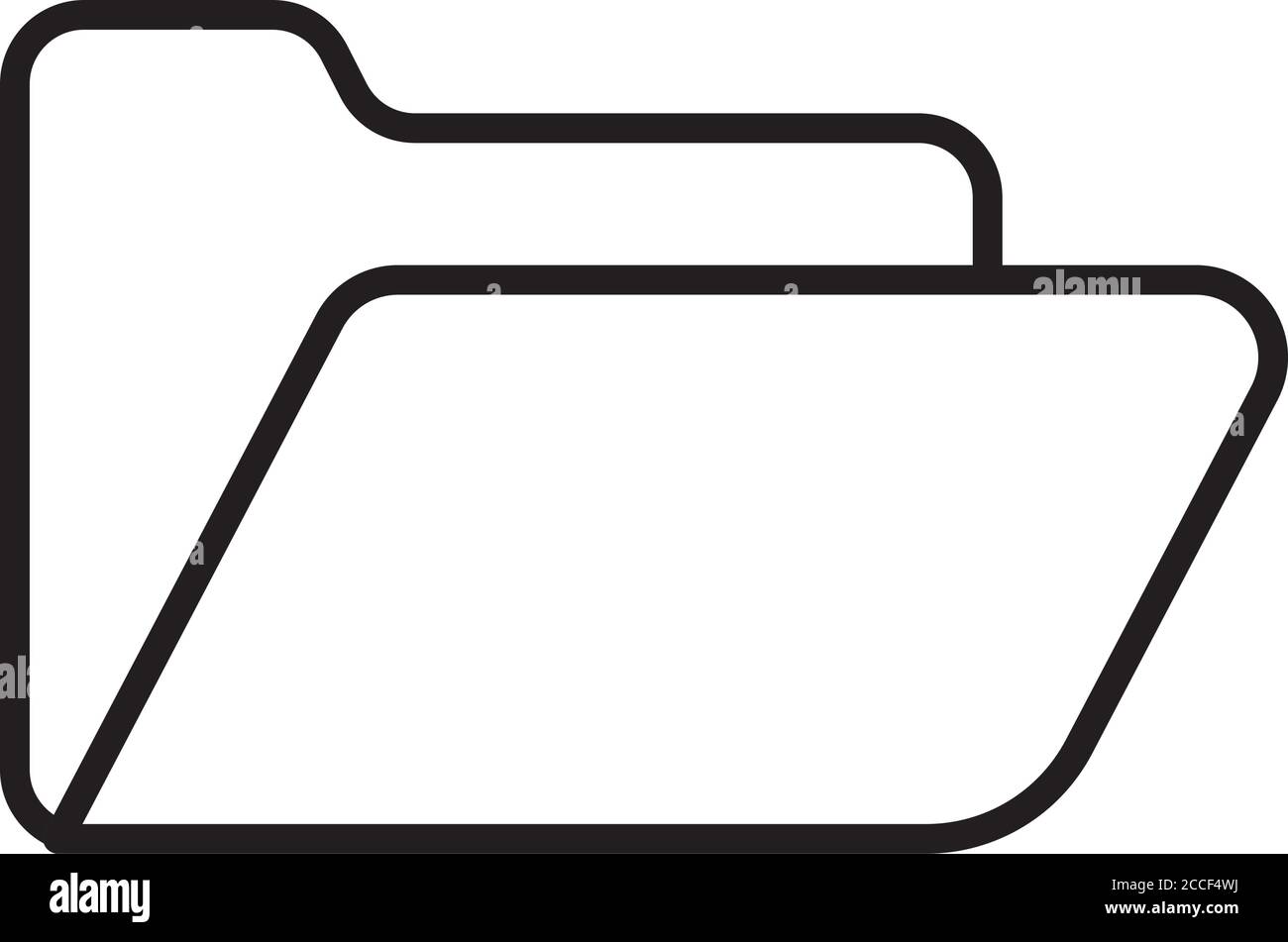 folder documents file line style icon vector illustration design Stock ...