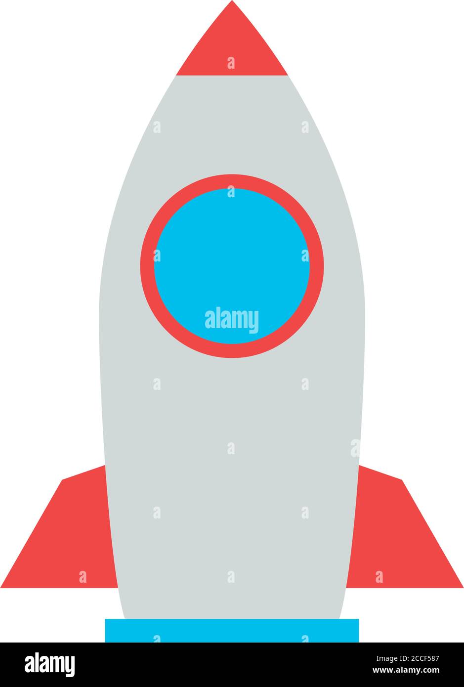 rocket launcher flat style icon vector illustration design Stock Vector ...