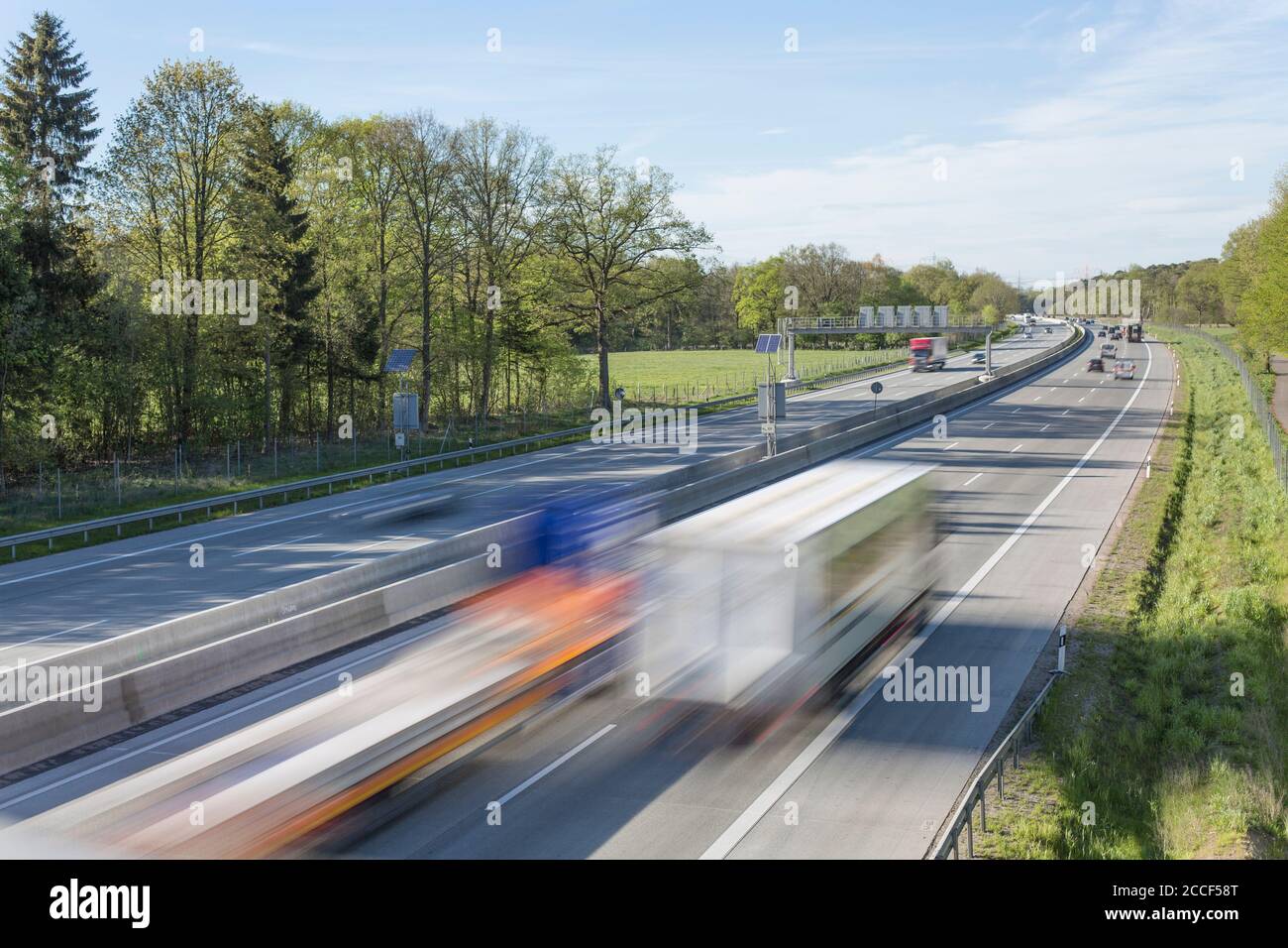 Car drives on autobahn hi-res stock photography and images - Alamy