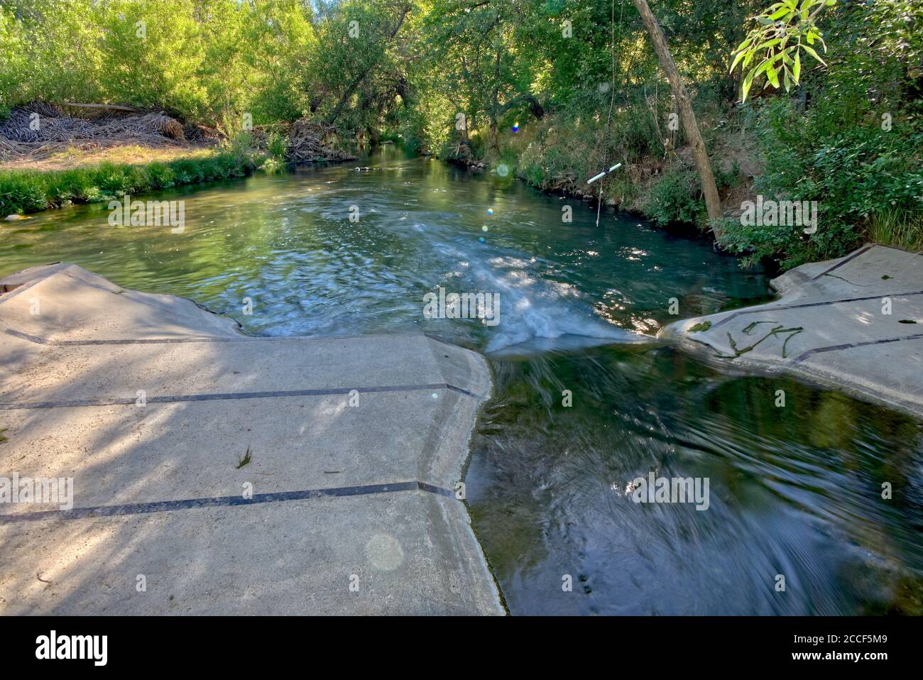 A Flow Station set up by the Arizona Game & Fish Dept to monitor the ...