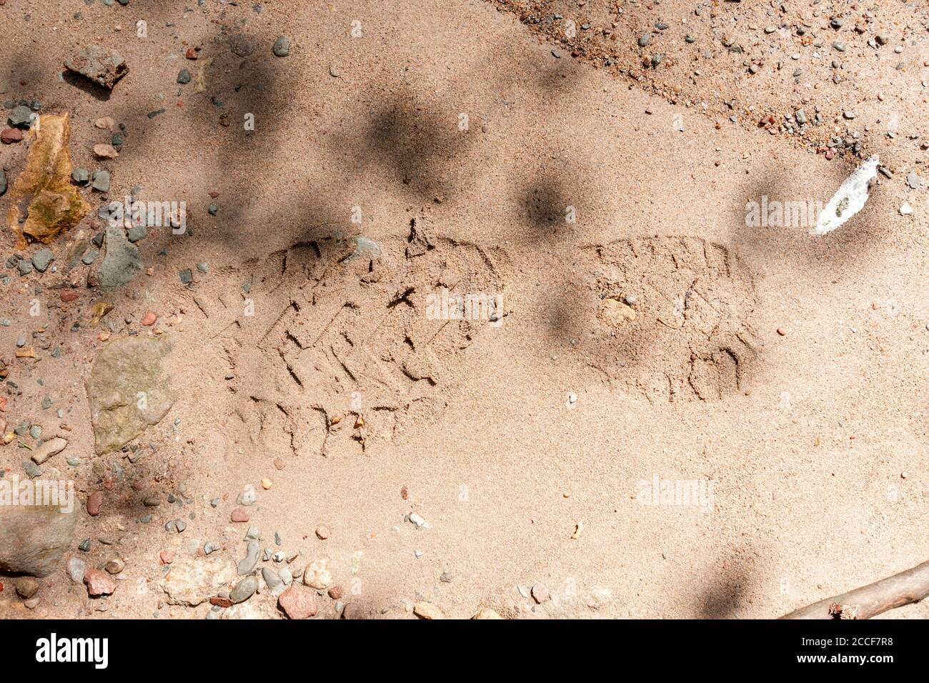 Sand foot trace hi-res stock photography and images - Alamy