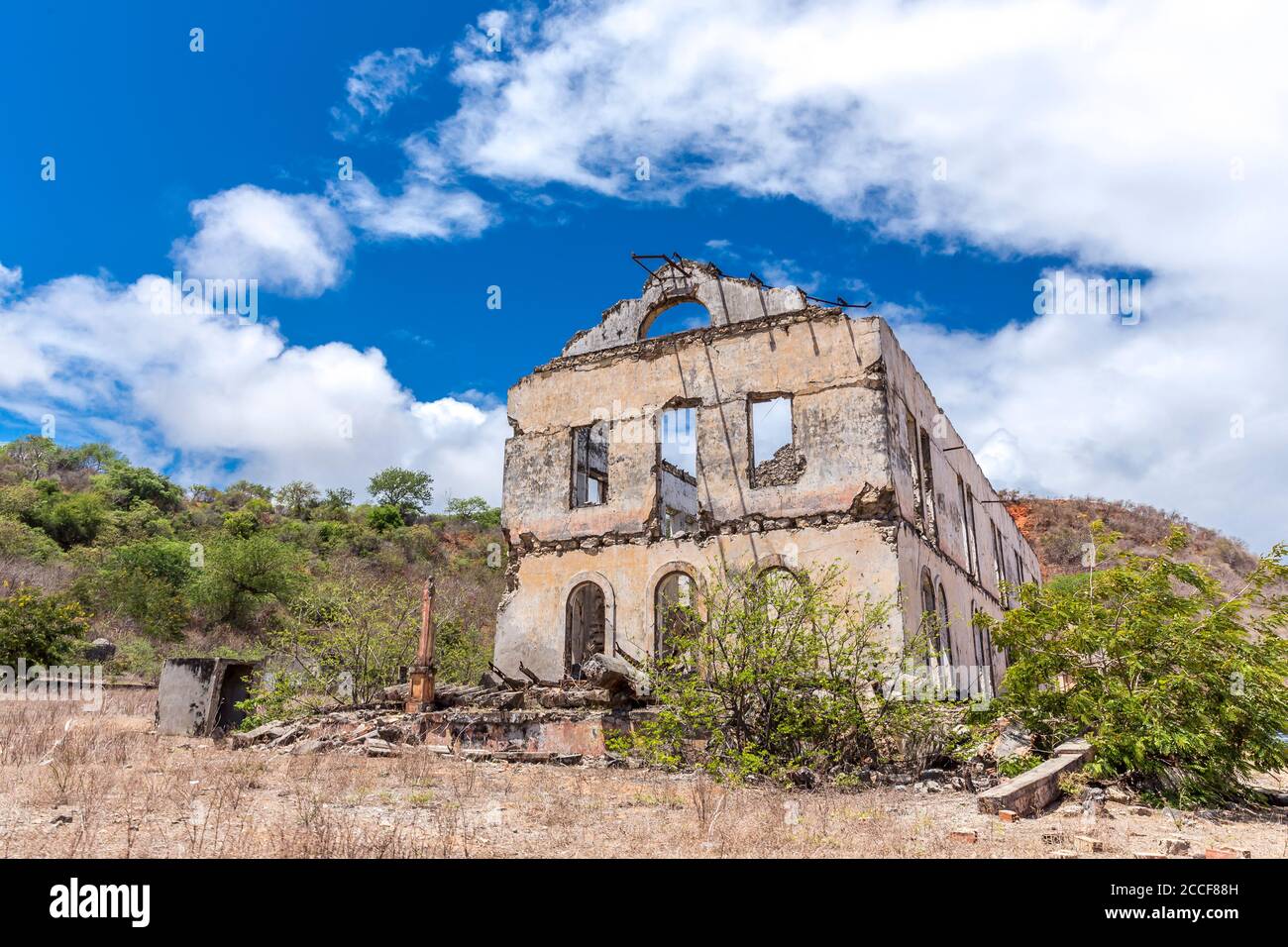 Ruins of a French colony, Oronjia National Park, Antsiranana, Diego ...