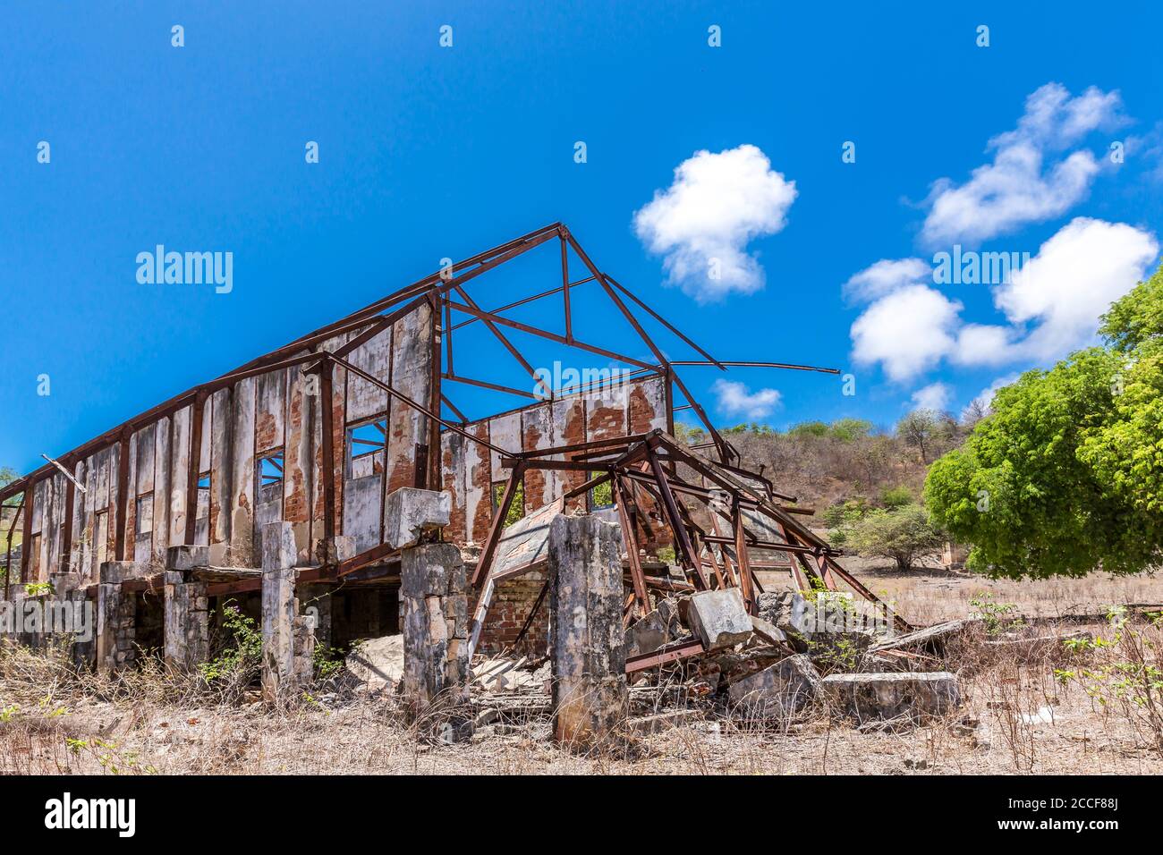 Ruins of a French colony, Oronjia National Park, Antsiranana, Diego ...
