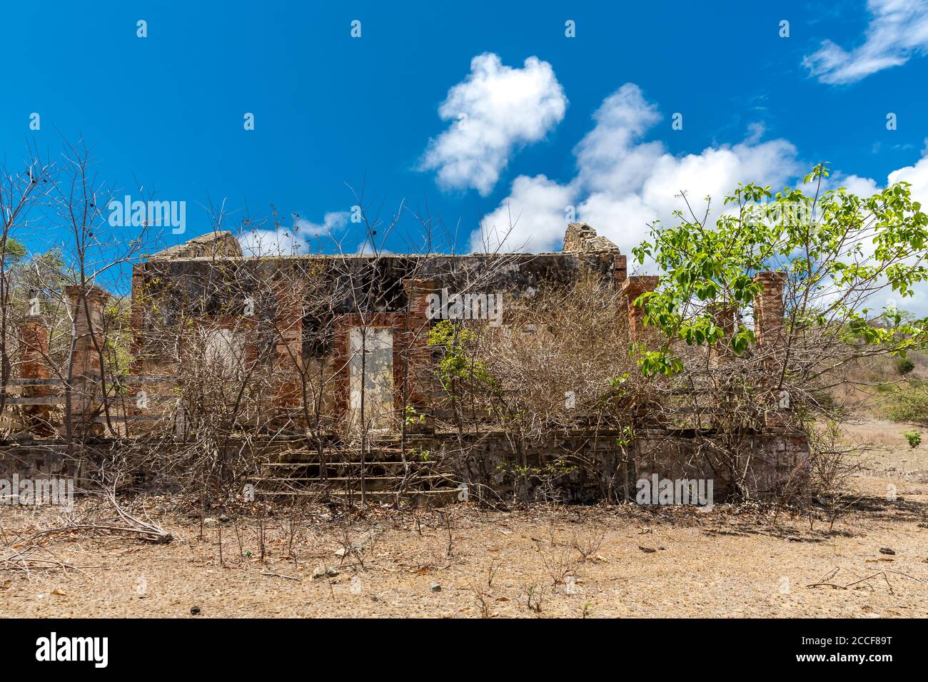 Ruins of a French colony, Oronjia National Park, Antsiranana, Diego ...