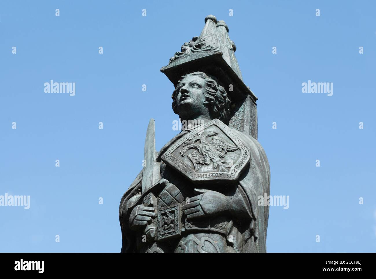 Roland statue in Bremen, Osterholz, Bremen, Germany, Europe Stock Photo ...