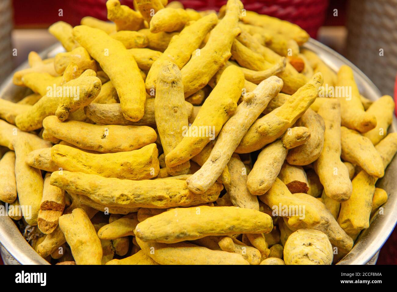 Turmeric female, Dubai spice market Stock Photo - Alamy