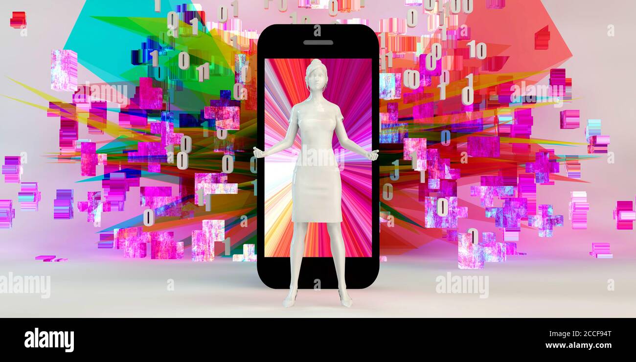 Young Business People Using Smartphone Empowered Technology Concept ...