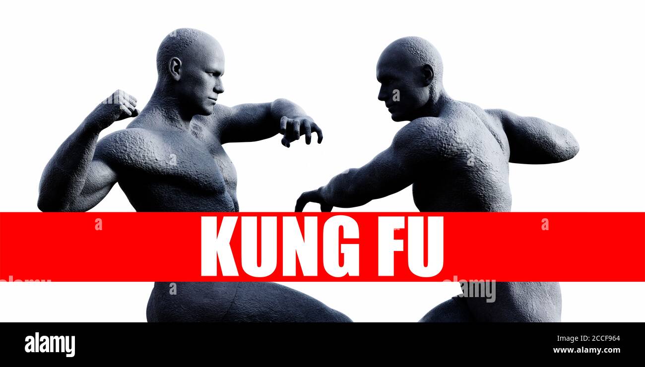 Kung fu Class Combat Fighting Sports Background Stock Photo - Alamy