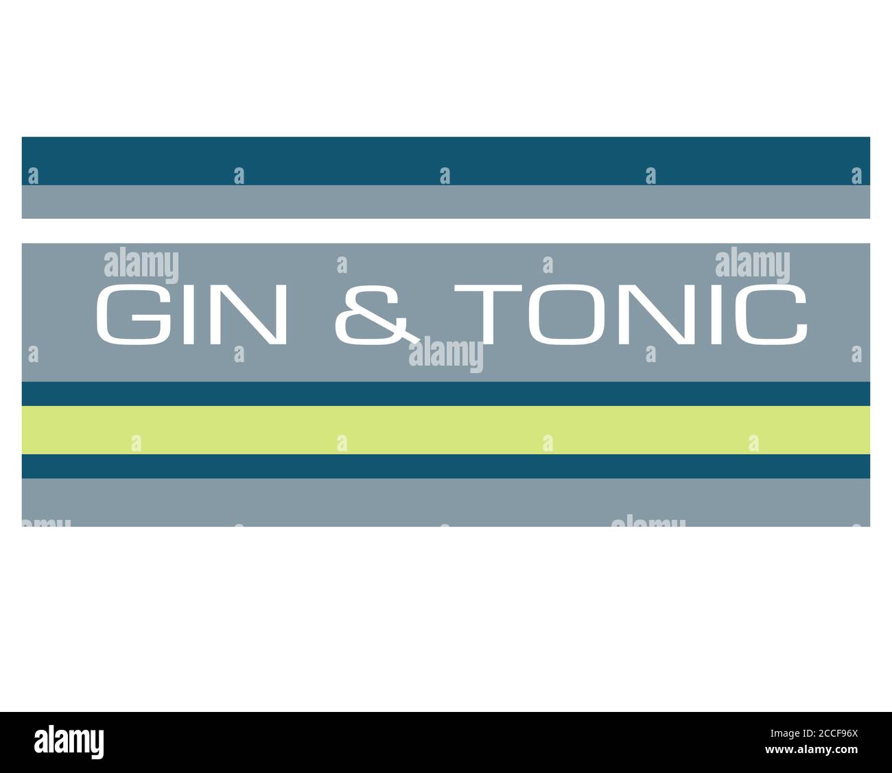 Gin & Tonic vector Stock Vector Image & Art - Alamy