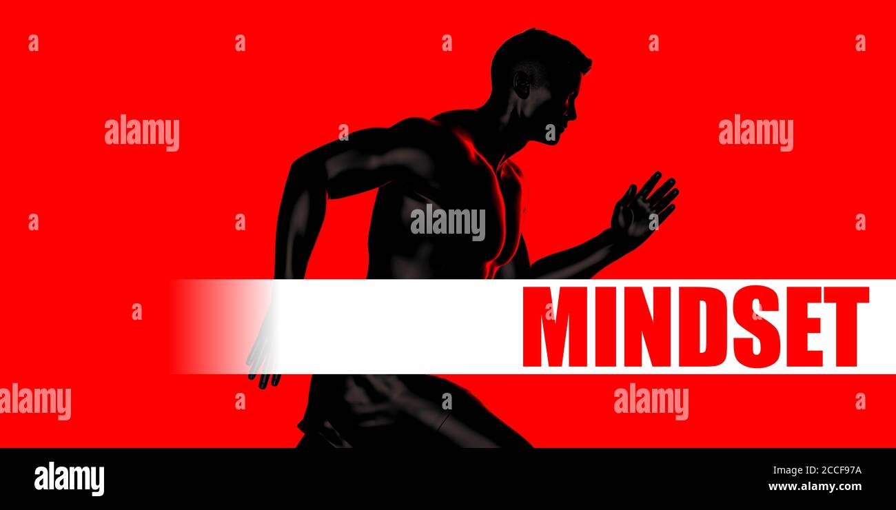 Mindset Concept with Fit Man Running Lifestyle Stock Photo - Alamy
