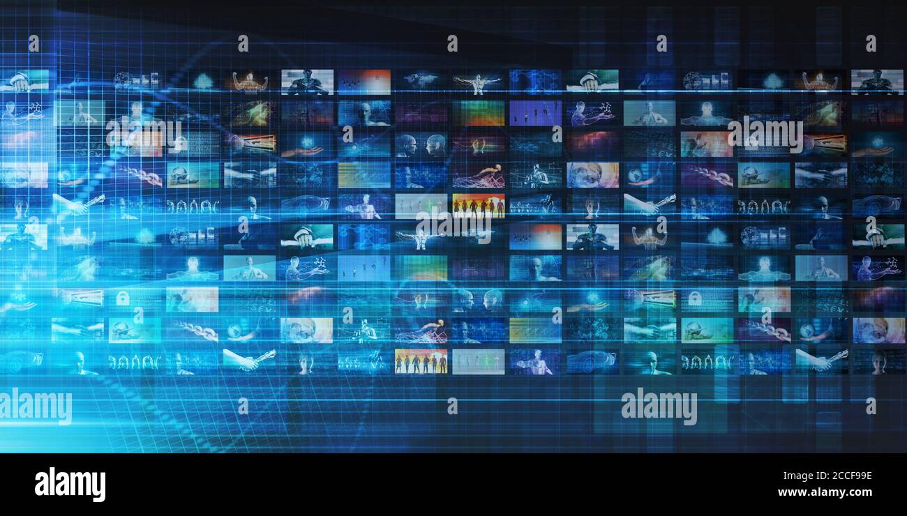 Screens collage hi-res stock photography and images - Alamy