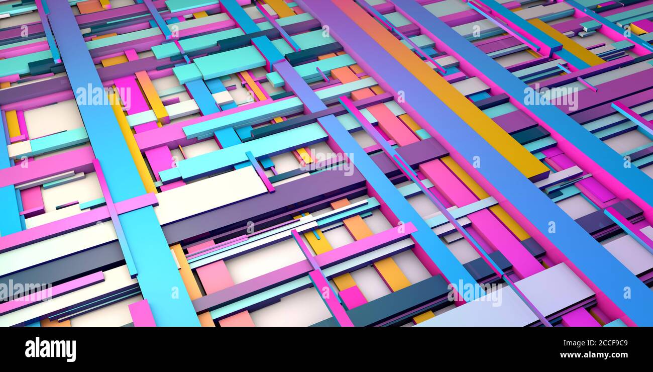 Electronic Engineering with Glowing Circuits As Art Stock Photo - Alamy