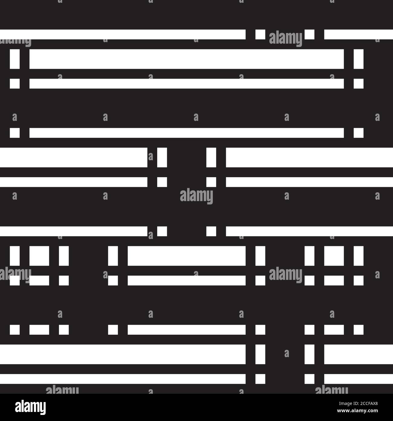 Seamless pattern with horizontal and vertical black bands Stock Vector ...