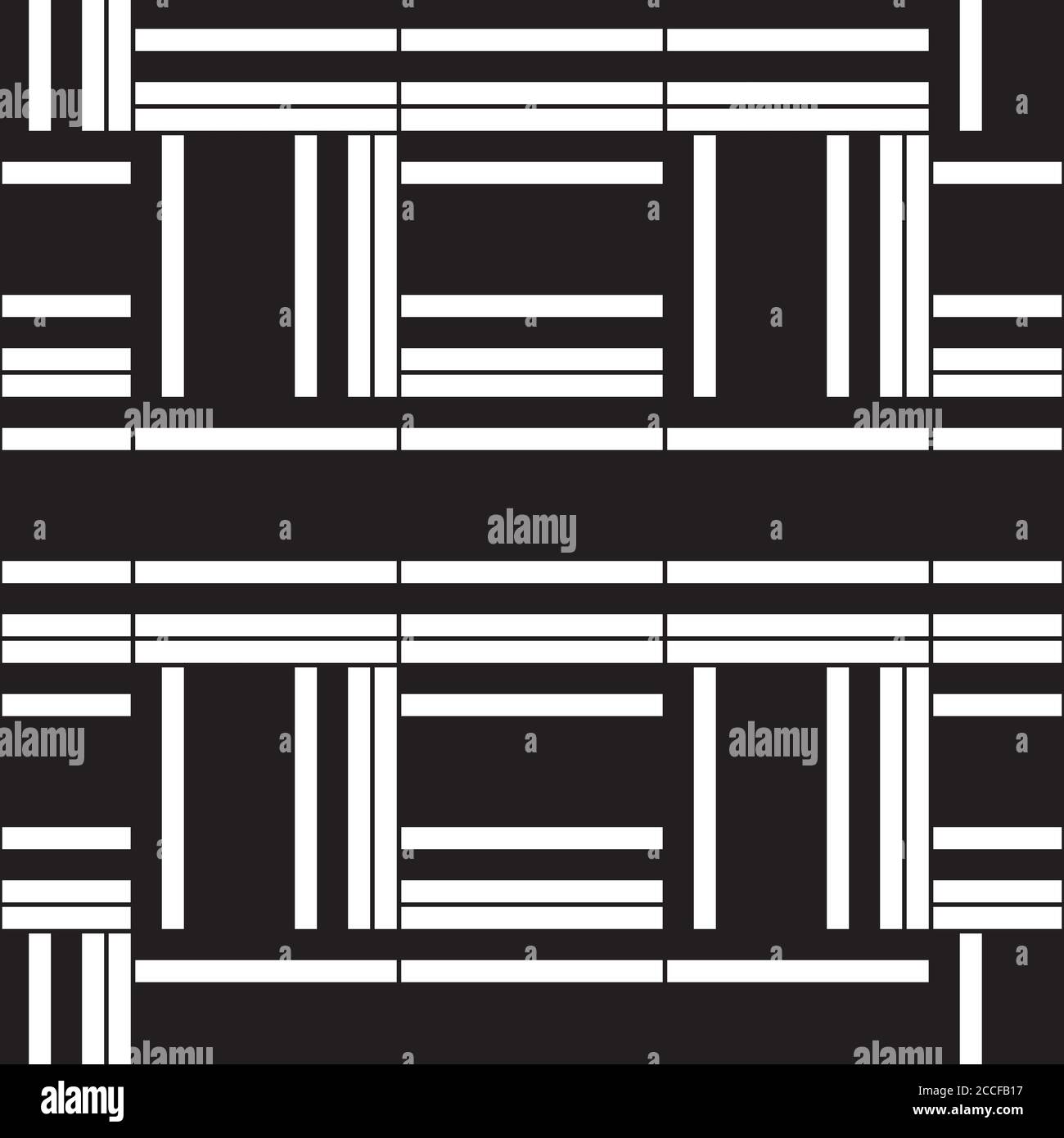 Seamless pattern with horizontal and vertical black bands Stock Vector ...