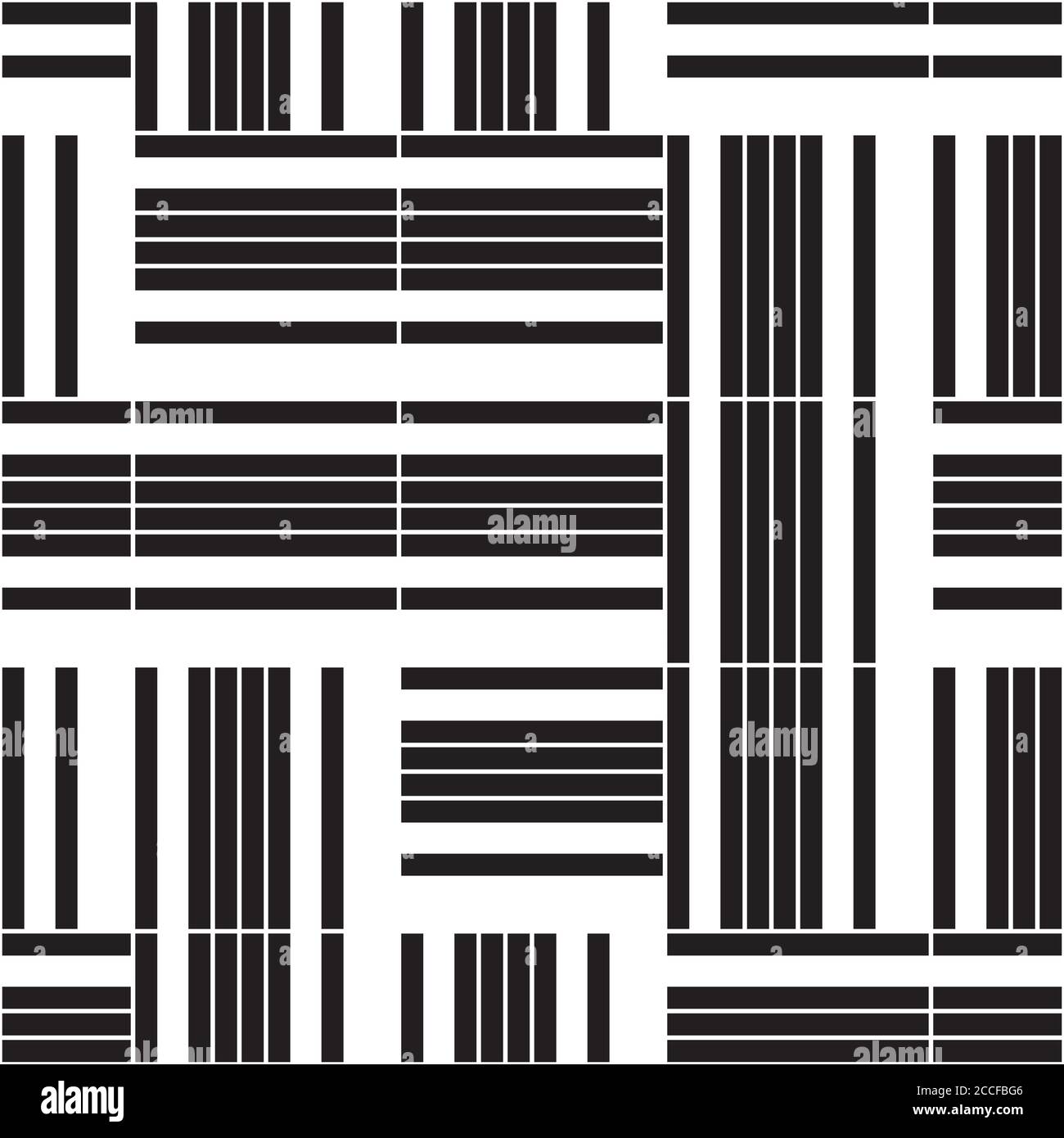 Seamless pattern with horizontal and vertical black bands Stock Vector ...