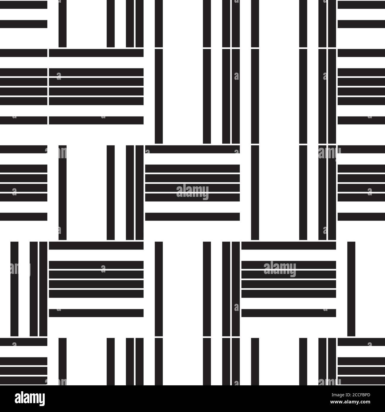 Seamless pattern with horizontal and vertical black bands Stock Vector ...