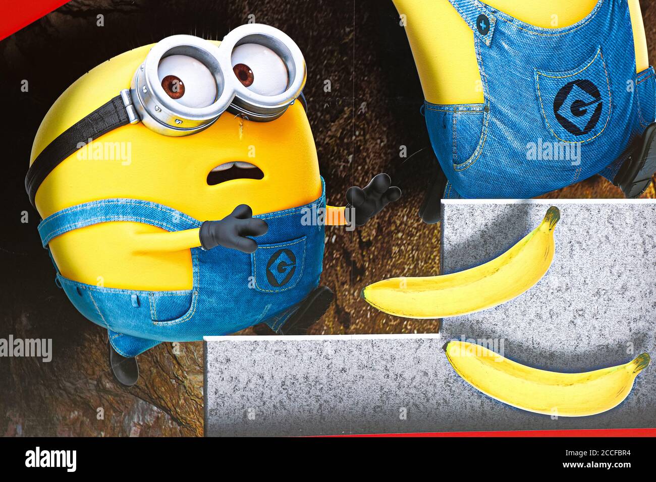 Photo of MINION PARK information sign in Universal Studios JAPAN ...