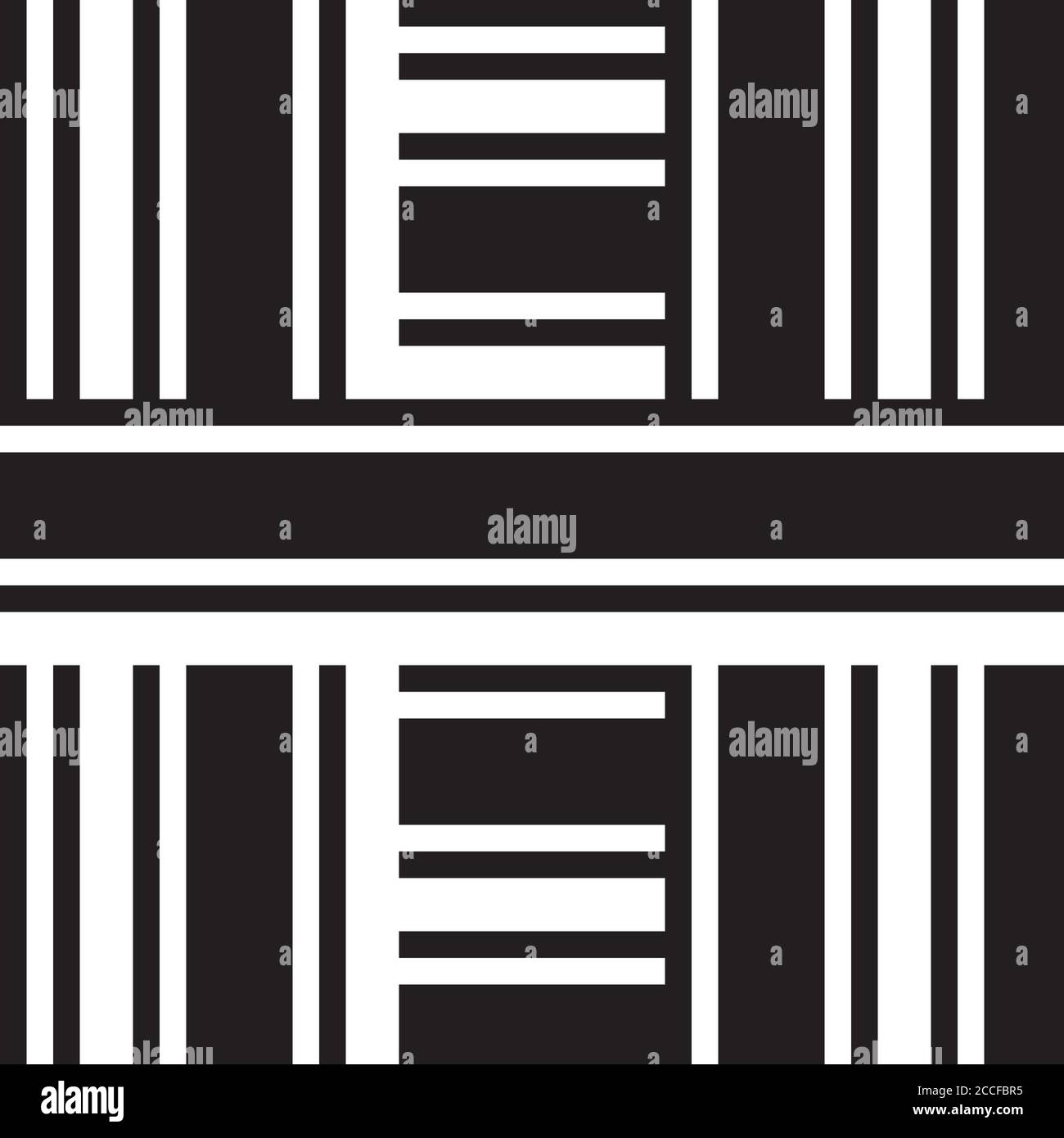 Seamless pattern with horizontal and vertical black bands Stock Vector ...