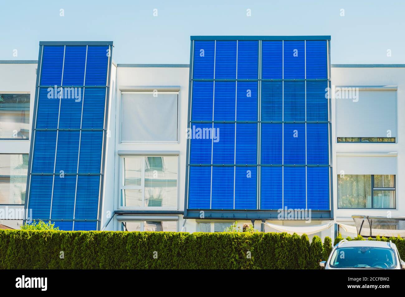 Germany, solar energy, solar roof, photovoltaic, residential building ...