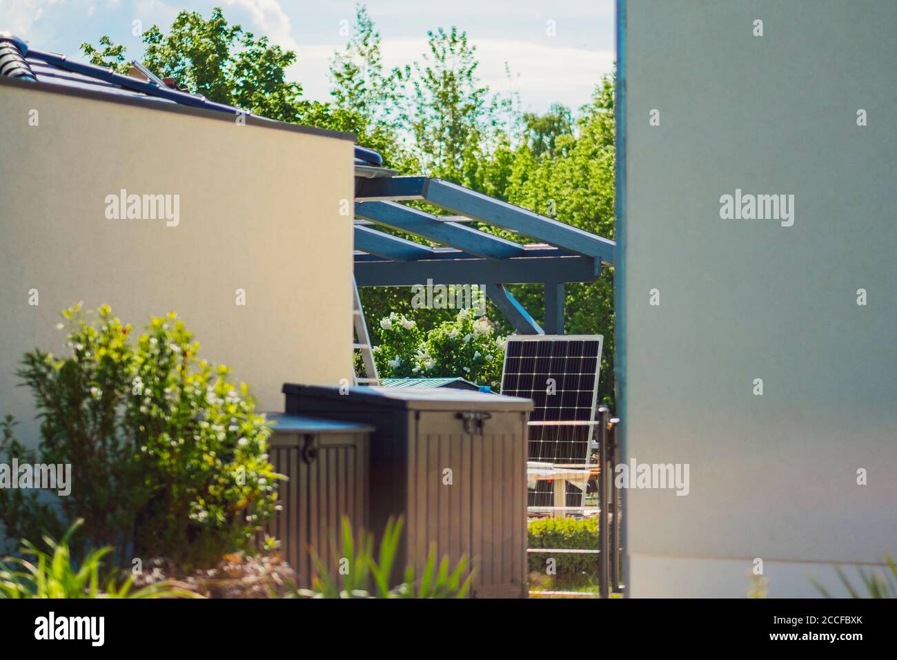 Germany, solar energy, solar roof, photovoltaic, residential building ...