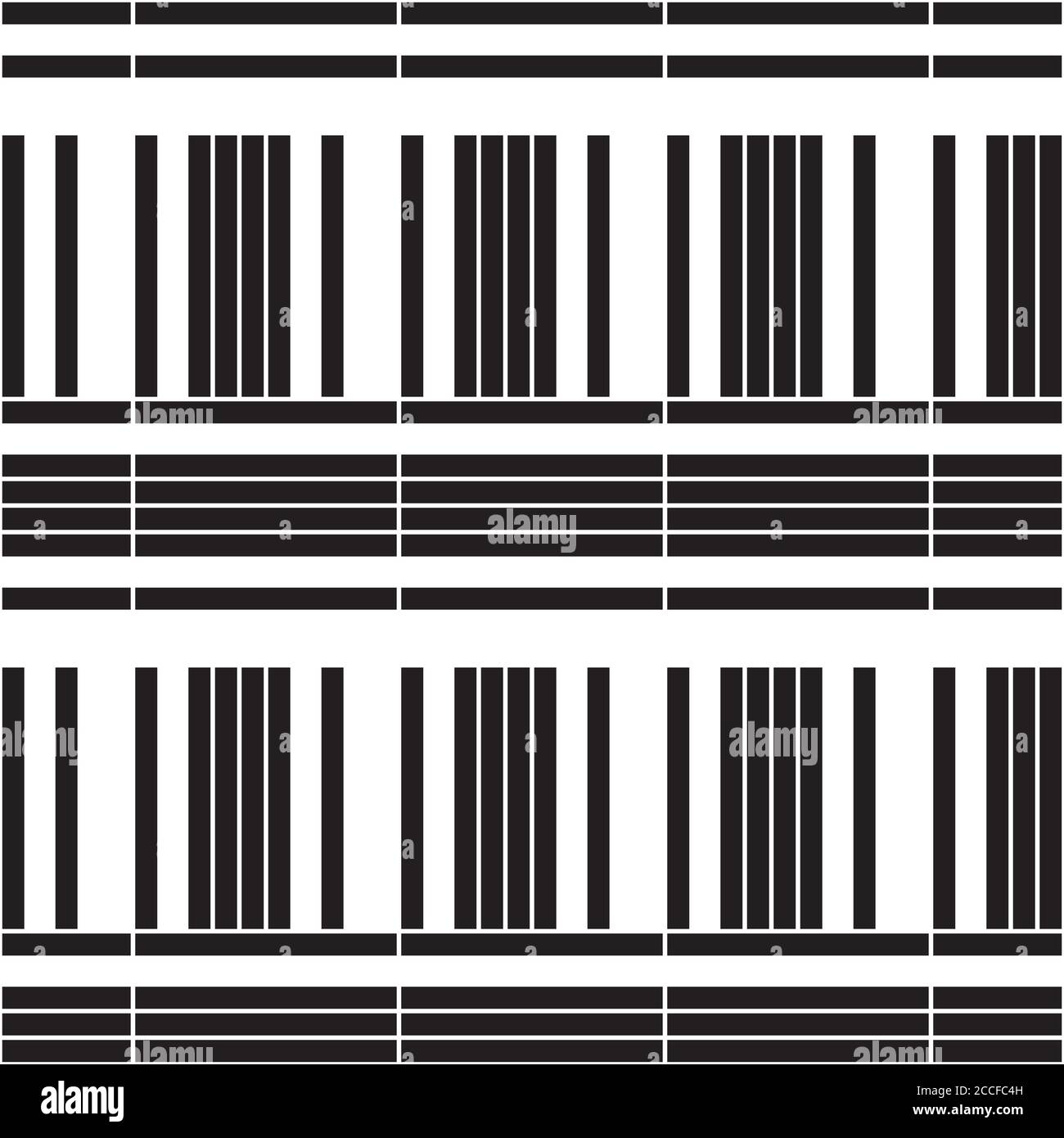 Seamless pattern with horizontal and vertical black bands Stock Vector ...