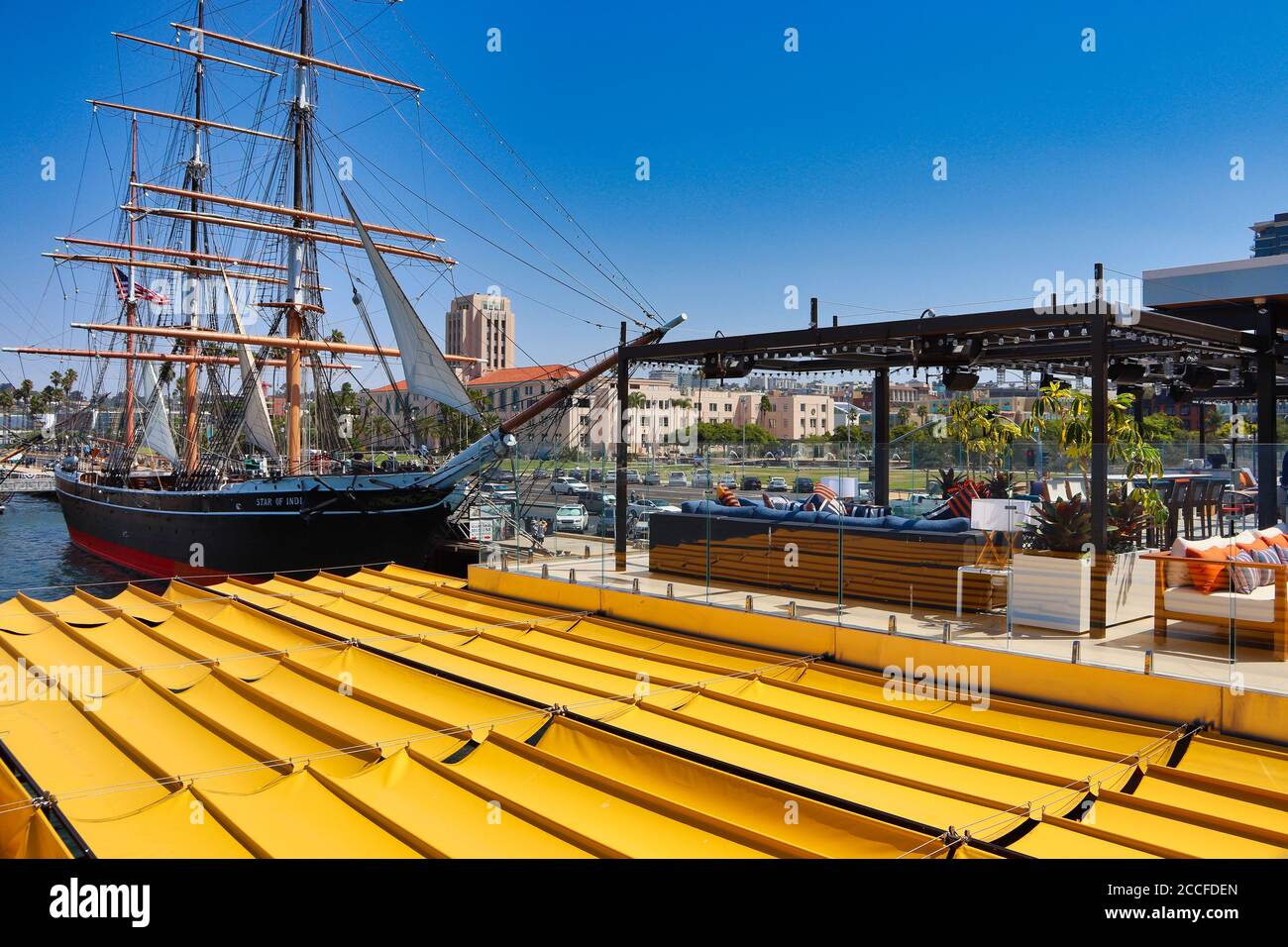 San Diego, CA 8-18-2020 Views of the new Portside Pier project on San ...