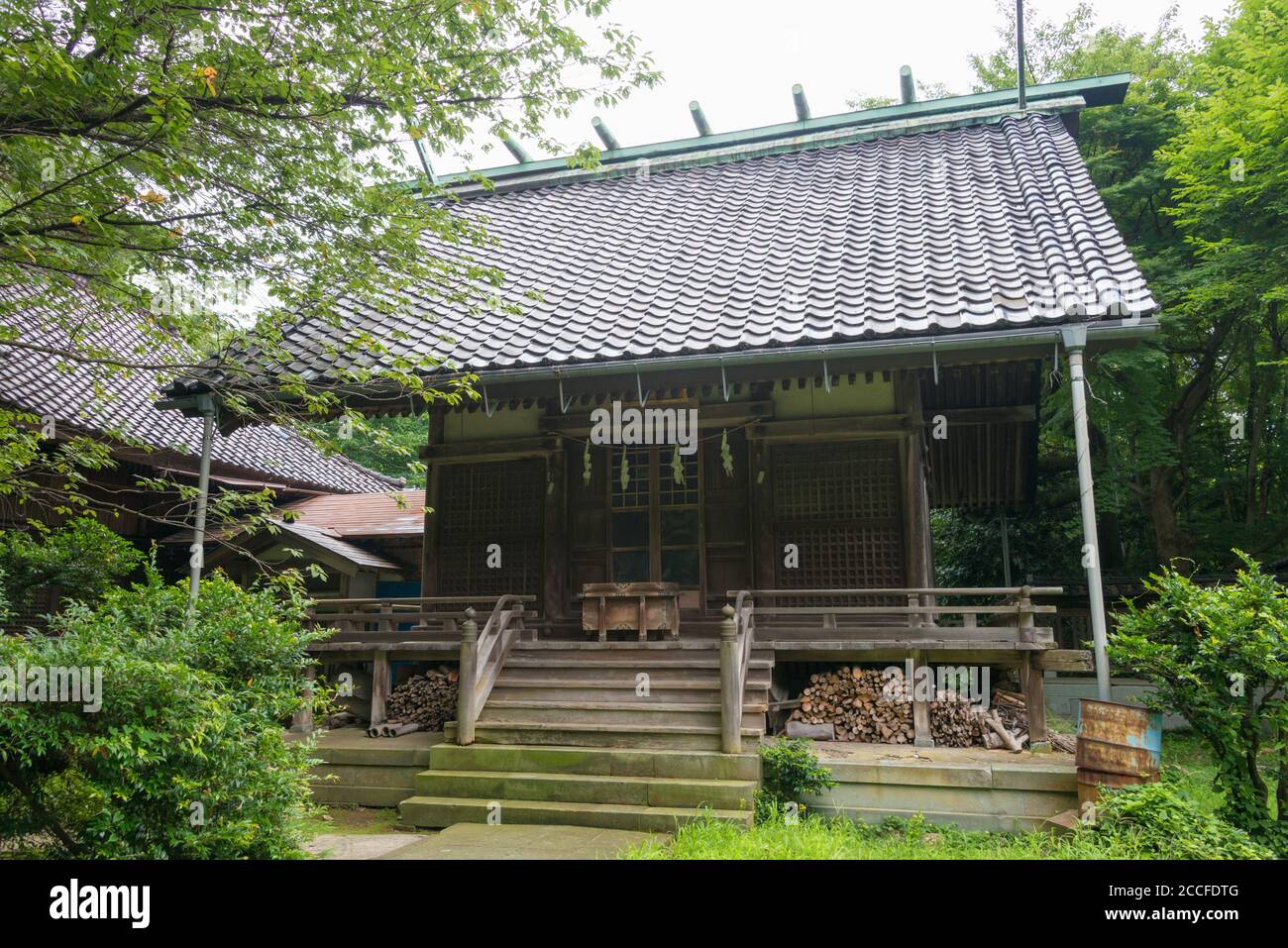 Kanazawa, Japan -Toyokuni Shrine at Mount Utatsu in Kanazawa, Ishikawa ...
